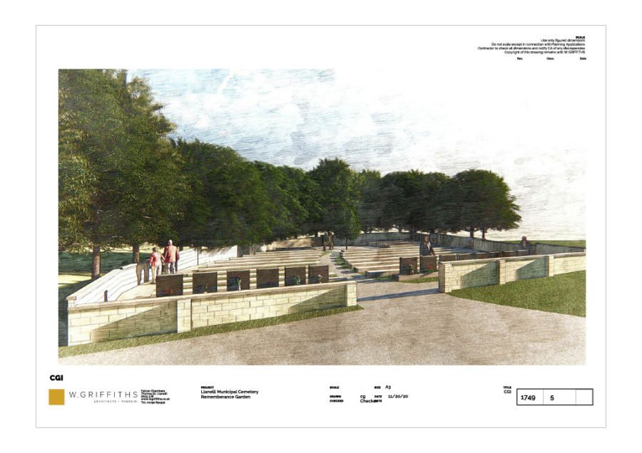 Gardens of Remembrance - Llanelli District Cemetery